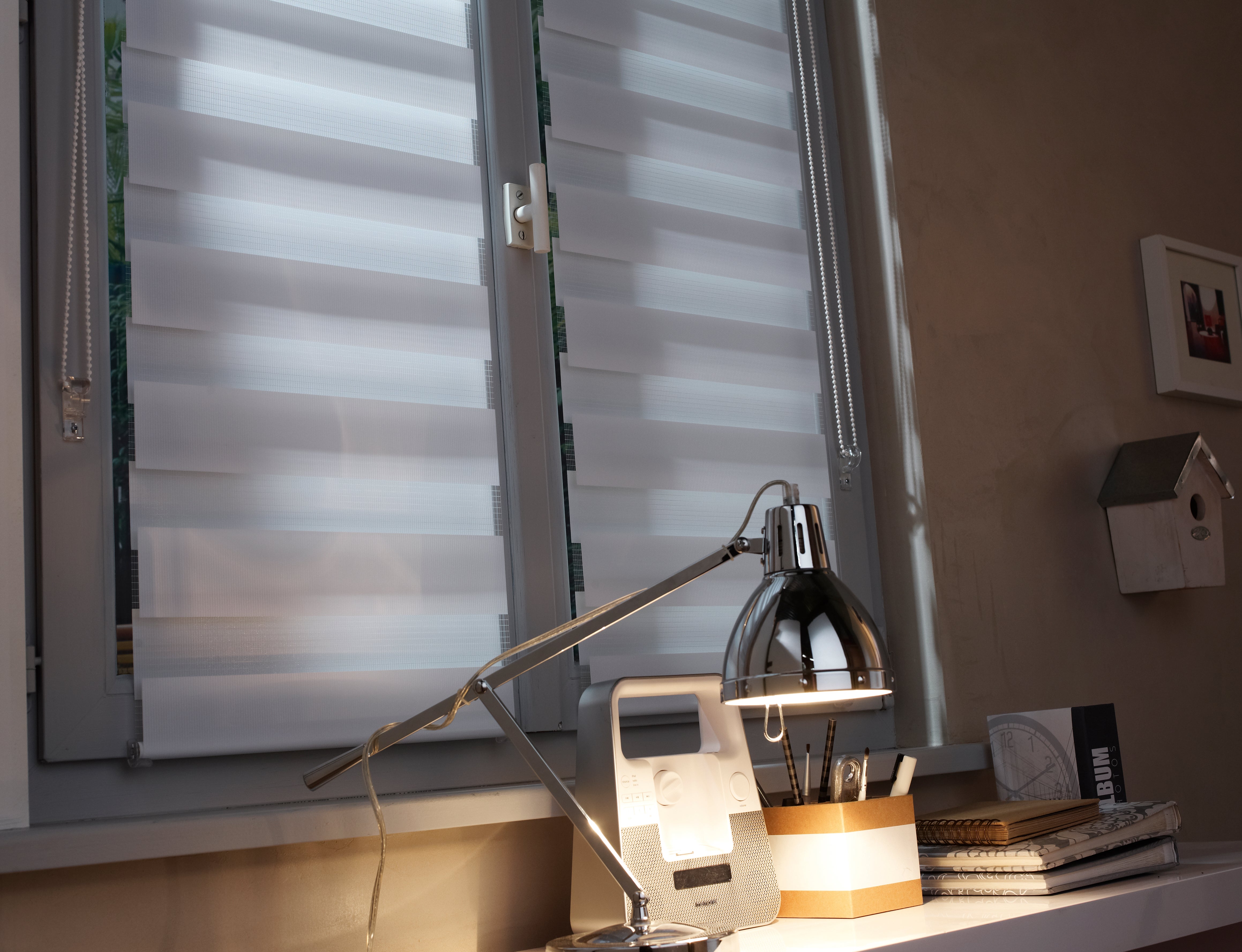 Store blanc qui laisse passer la lumière | Leroy Merlin